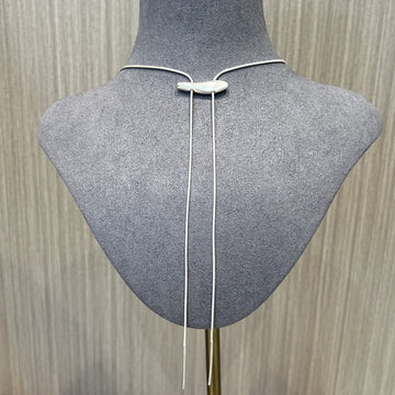 925 Sterling Silver Adjustable Pull-Chain Necklace Minimalist ...